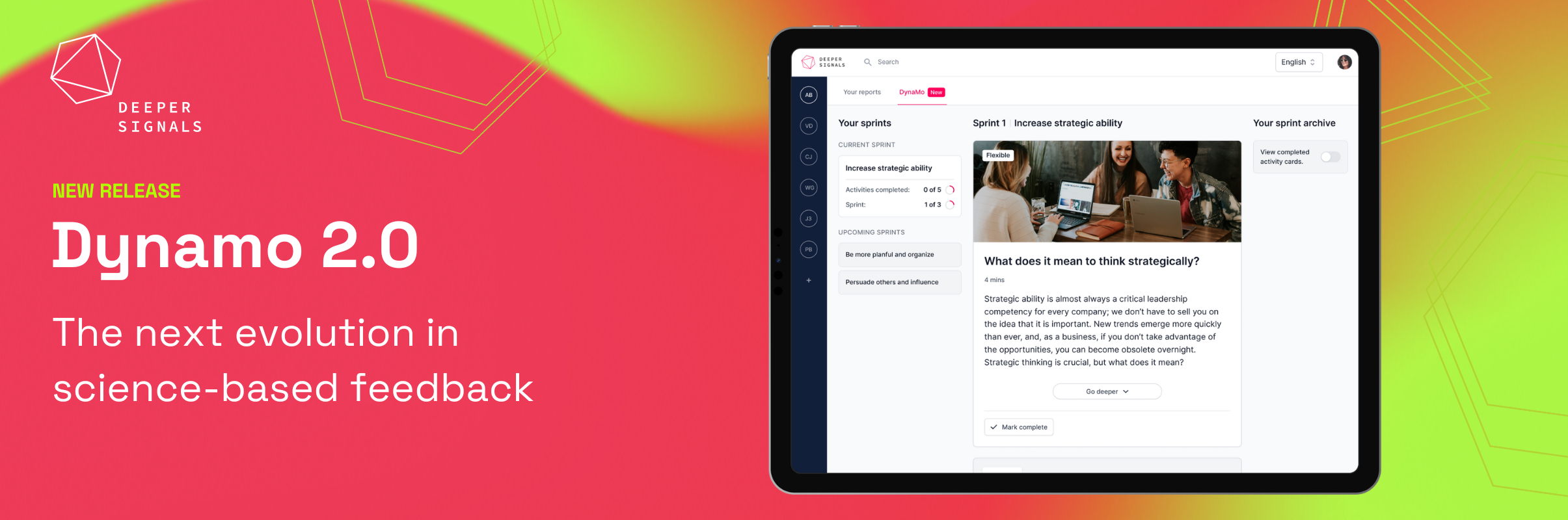 Deeper Signals | DynaMo 2.0: Data-driven coaching sprints for all employees